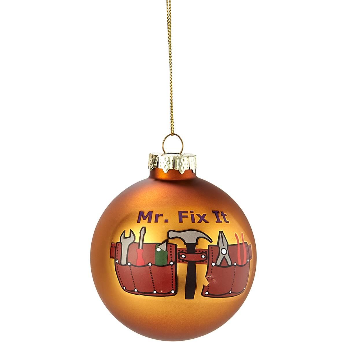 Click here for Mr. Fix It Keepsake Glass Ornament prices