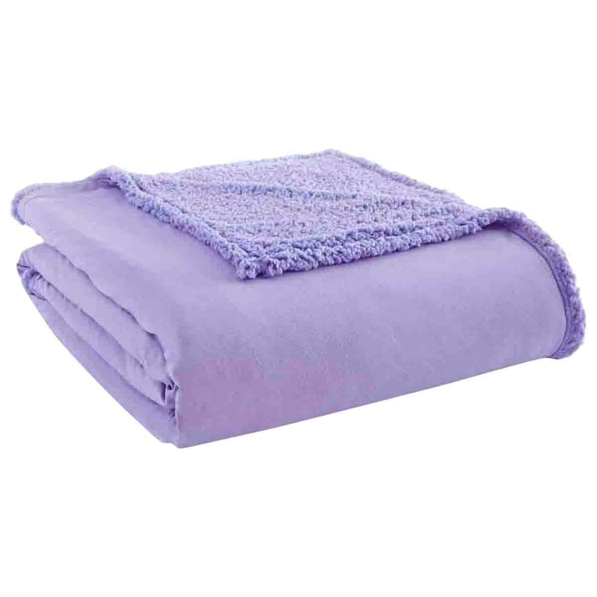 Click here for Micro Flannel(R) Solid Reverse to Sherpa Blanket prices
