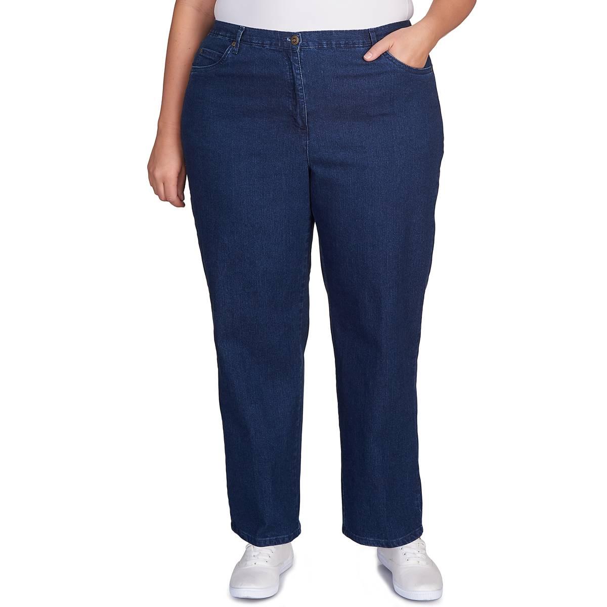 Click here for Plus Size Ruby Rd. Key Items Easy Fit Jeans - Aver... prices