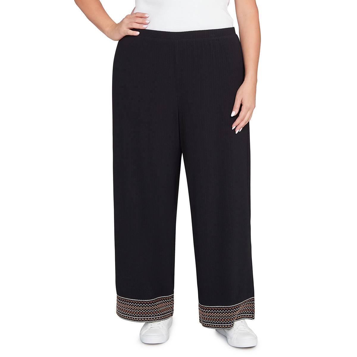 Click here for Plus Size Ruby Rd. New Neutrals Pull On Ribbed Sli... prices