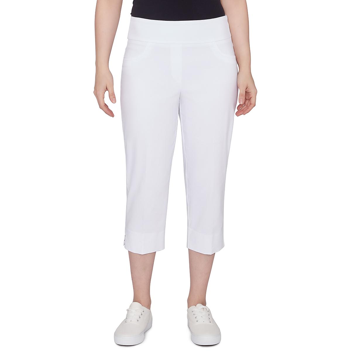 Click here for Petite Ruby Rd. Pant Program Solid Capri Pants prices