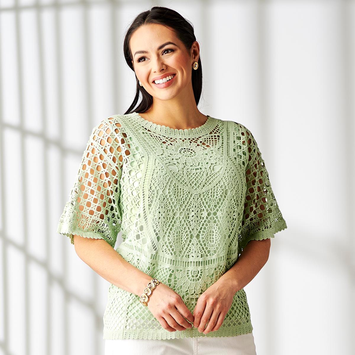 Click here for Petite Ruby Rd. Renaissance Romance Elbow Sleeve L... prices