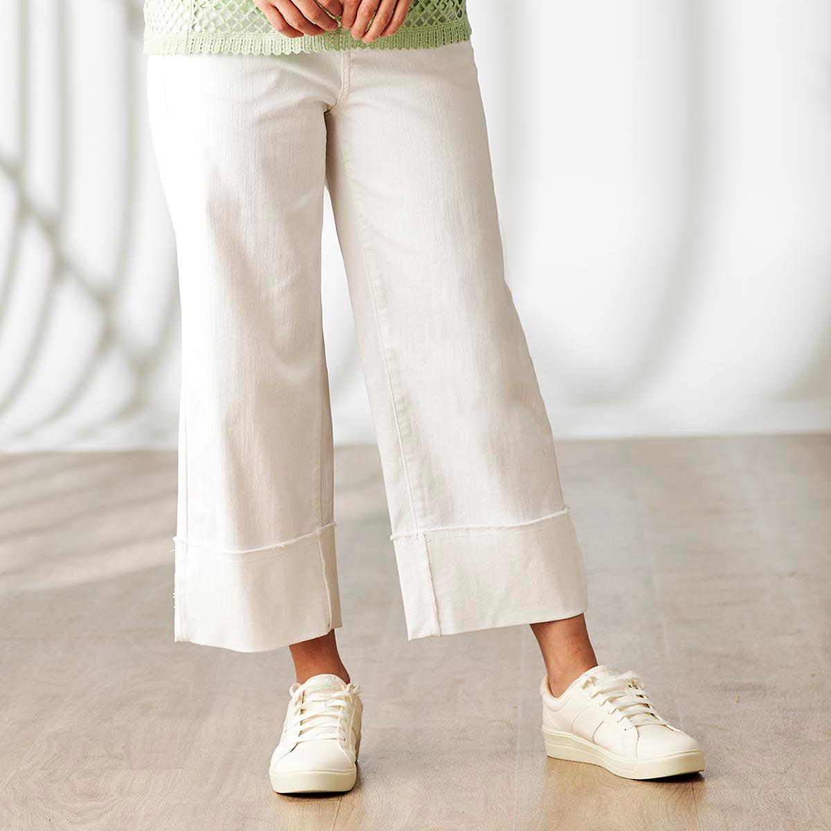 Click here for Womens Ruby Rd. Renaissance Romance Cuffed Wide Le... prices