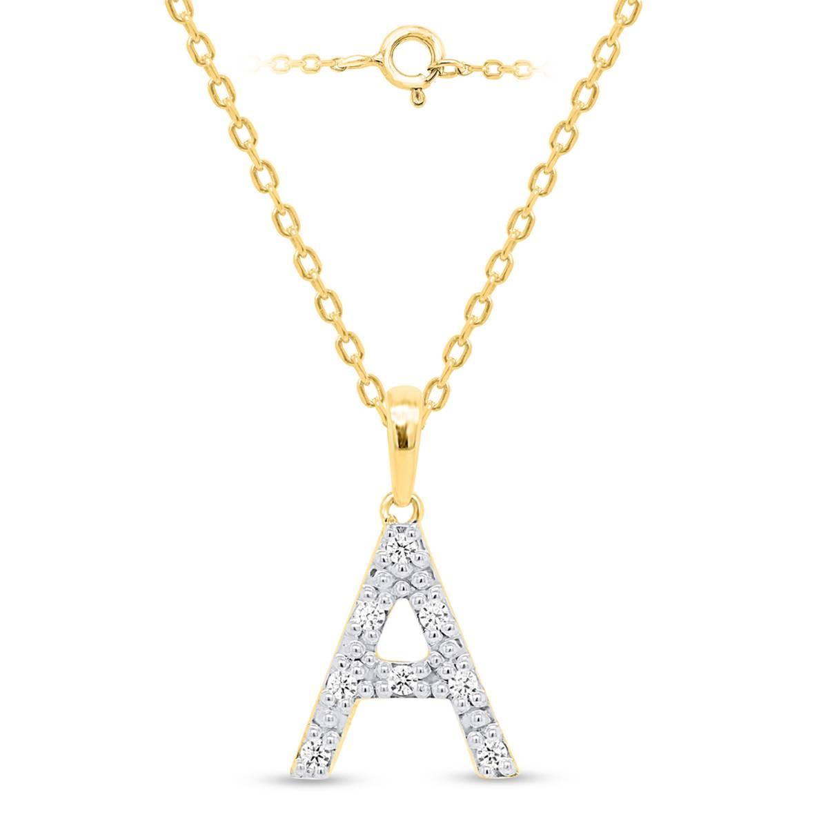 Click here for Nova Star(R) Gold Plated Lab Grown Diamond Initial... prices