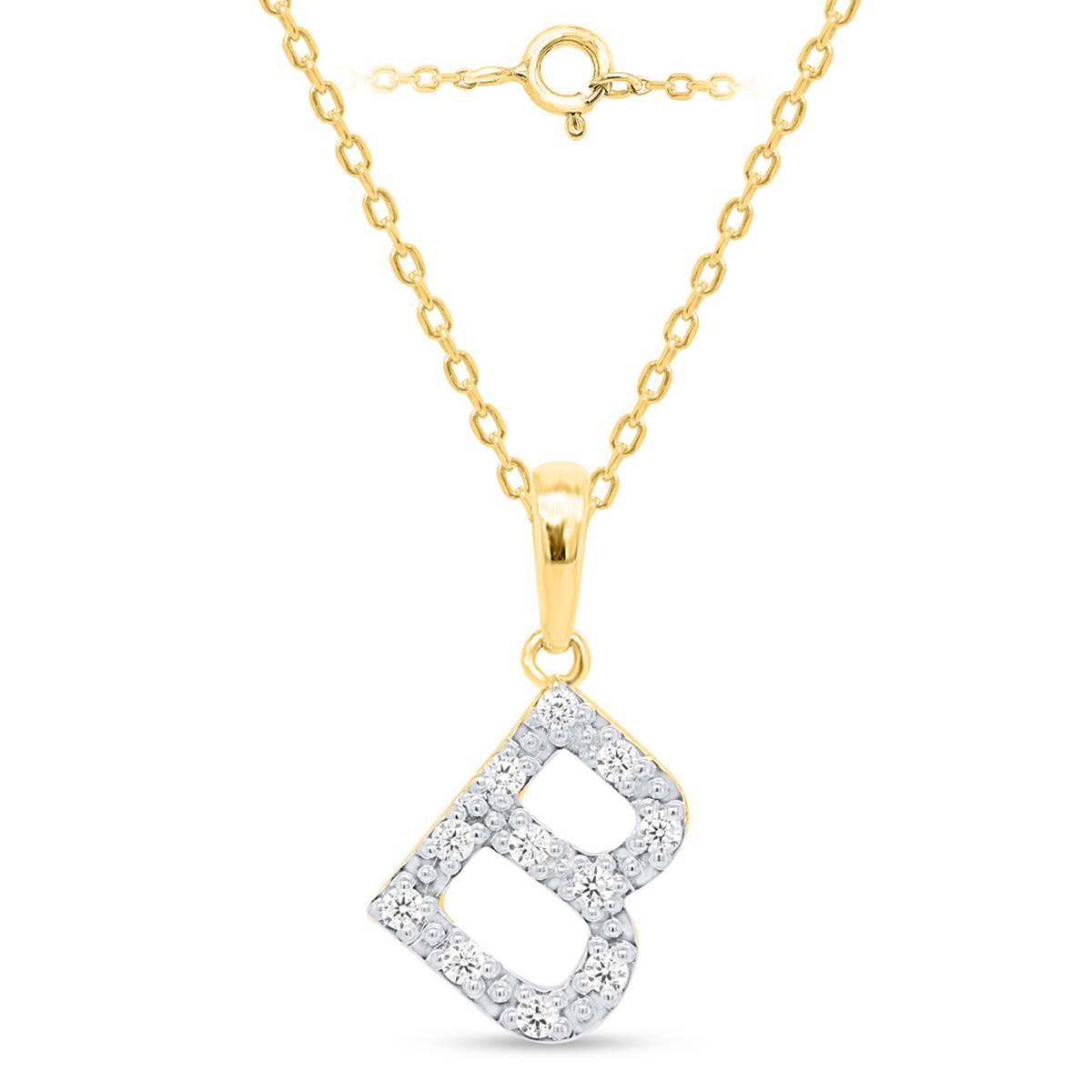 Click here for Nova Star(R) Gold Plated Lab-Grown Diamond Initial... prices