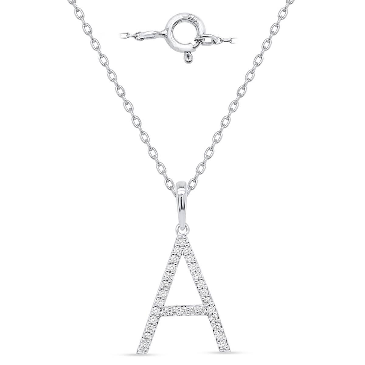 Click here for Nova Star(R) Sterling Silver Lab-Grown Diamond Ini... prices