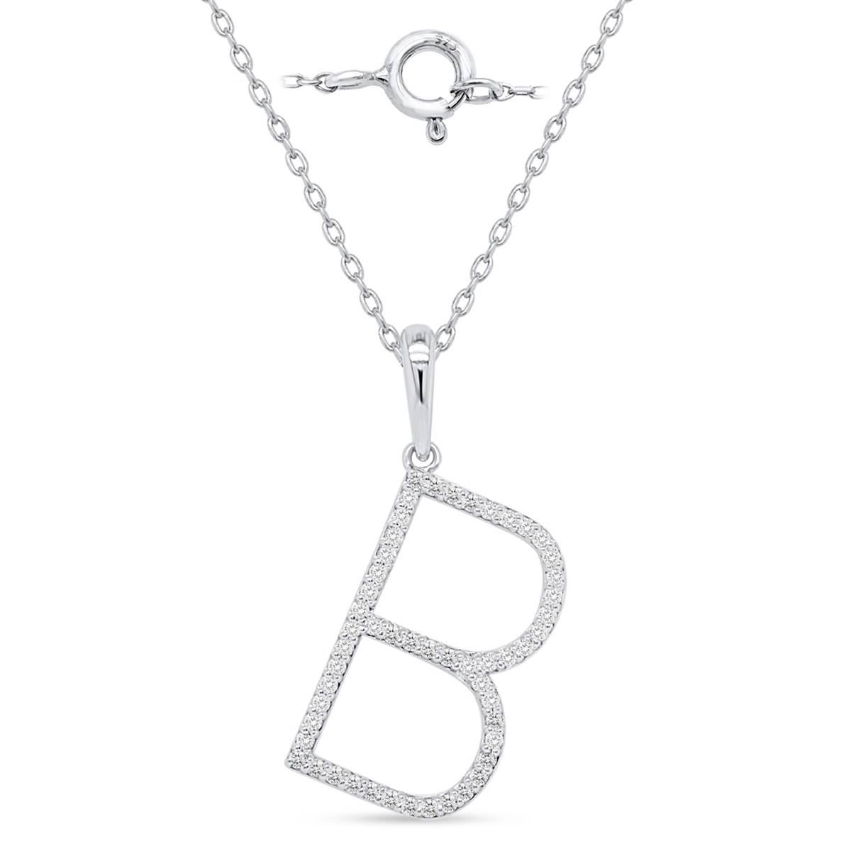 Click here for Nova Star(R) Sterling Silver Lab-Grown Diamond Ini... prices