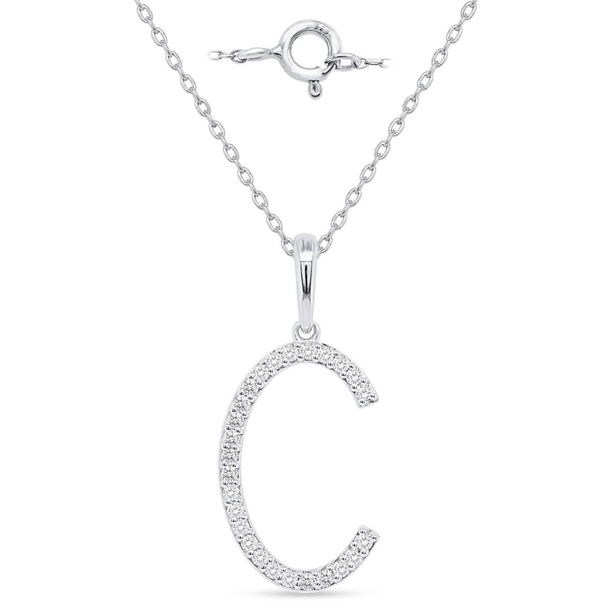 Click here for Nova Star(R) Sterling Silver Lab-Grown Diamond Ini... prices