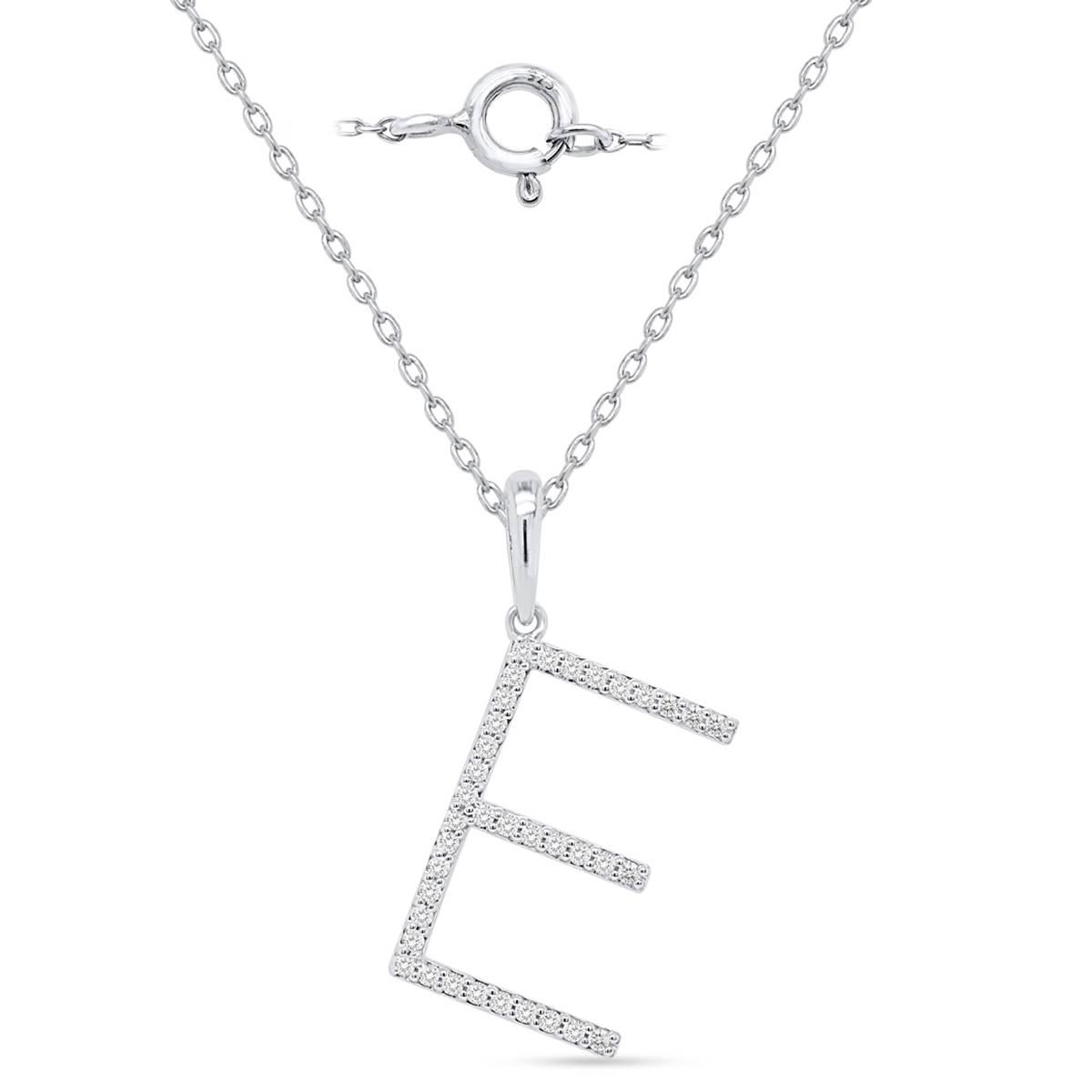 Click here for Nova Star(R) Sterling Silver Lab-Grown Diamond Ini... prices