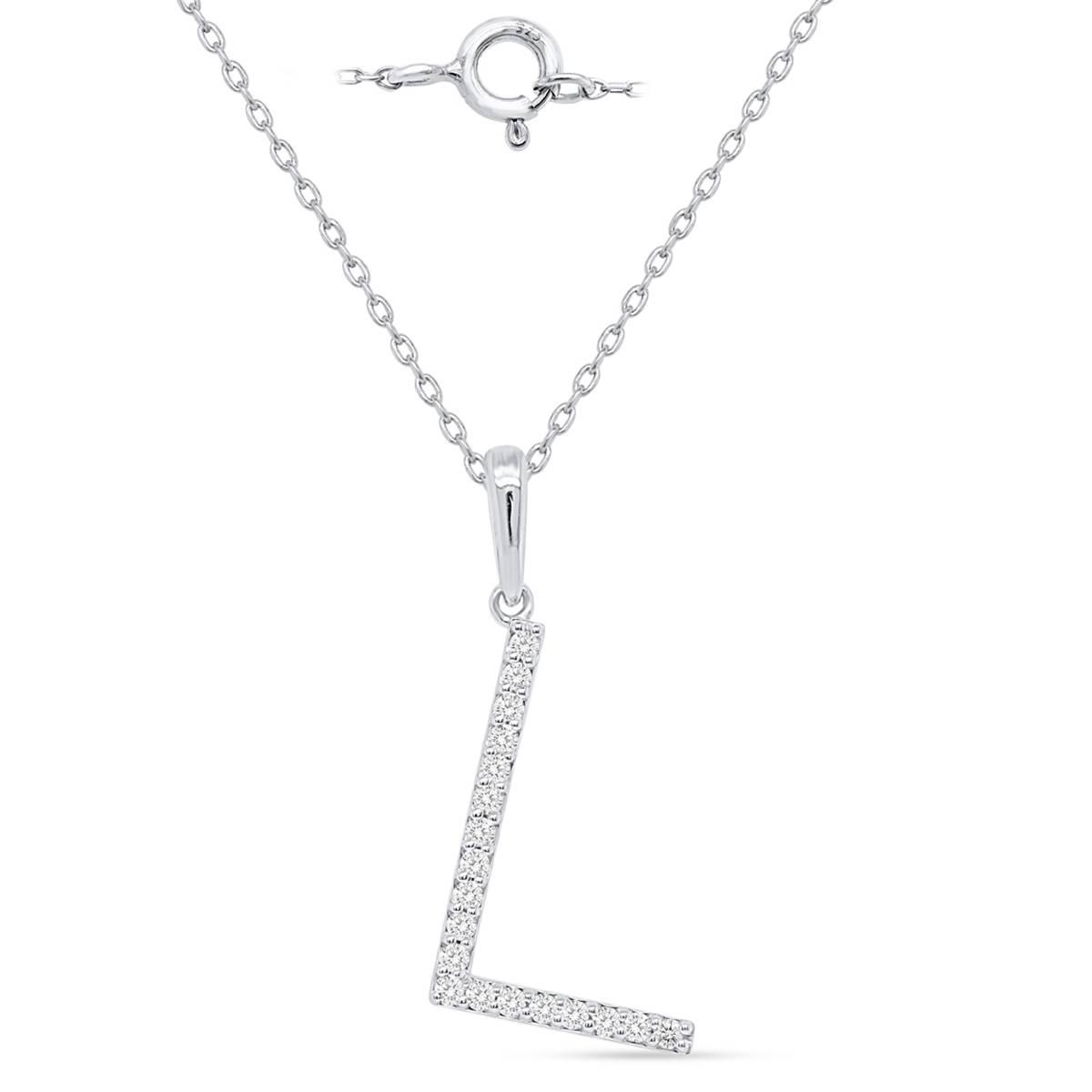 Click here for Nova Star(R) Sterling Silver Lab-Grown Diamond Ini... prices