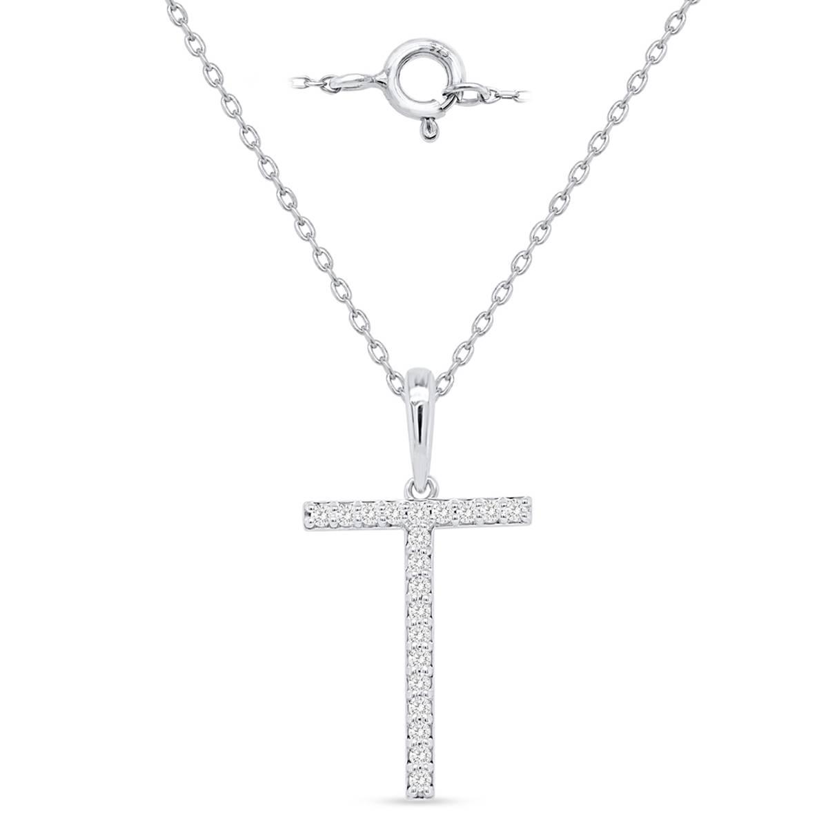 Click here for Nova Star(R) Sterling Silver Lab-Grown Diamond Ini... prices