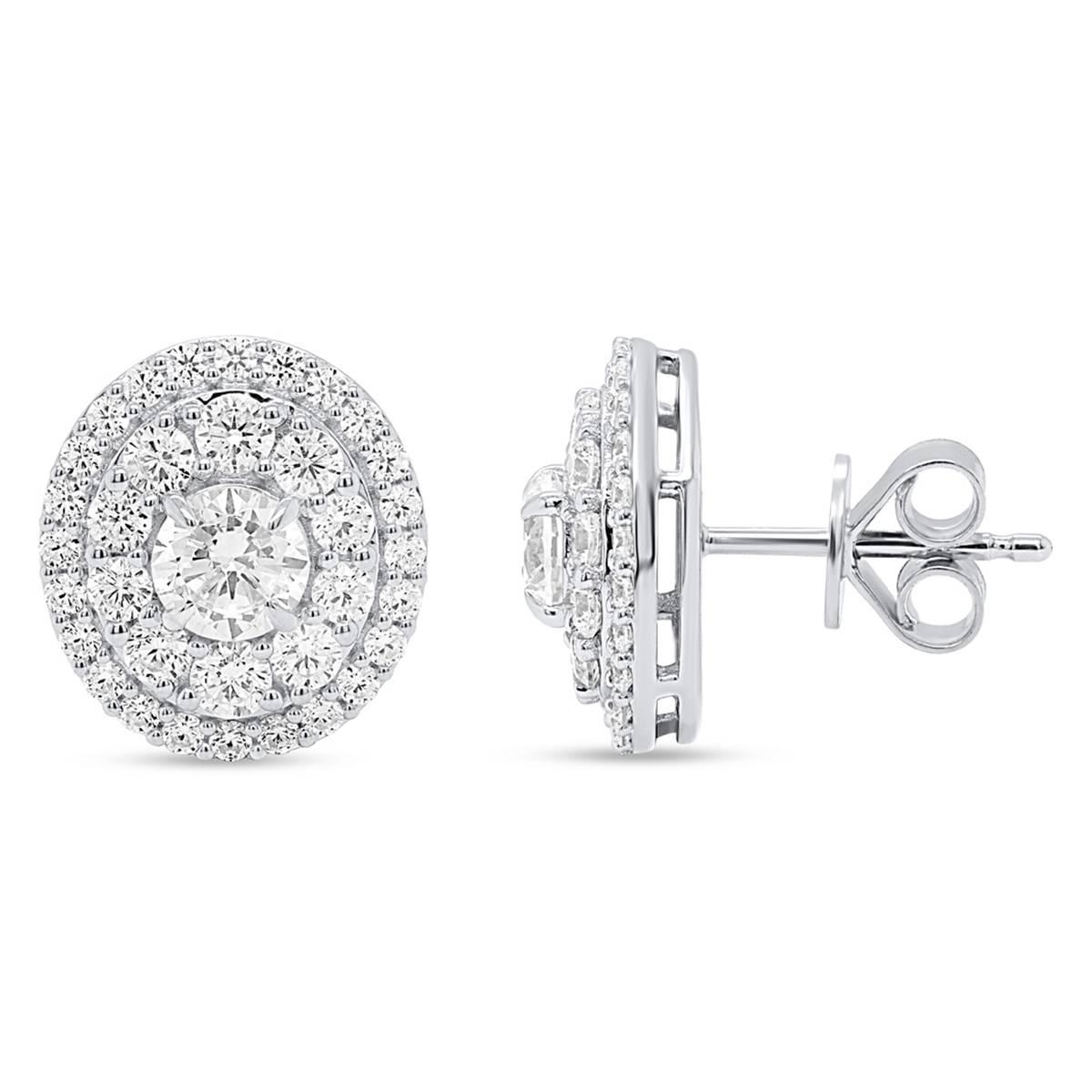 Click here for Nova Star(R) Lab Grown Diamond Double Halo Oval St... prices