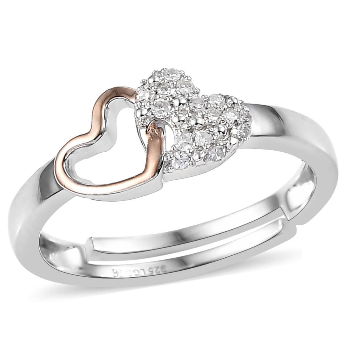 Click here for Nova Star(R) Two-Tone 1/10ctw. Lab Grown Diamond T... prices