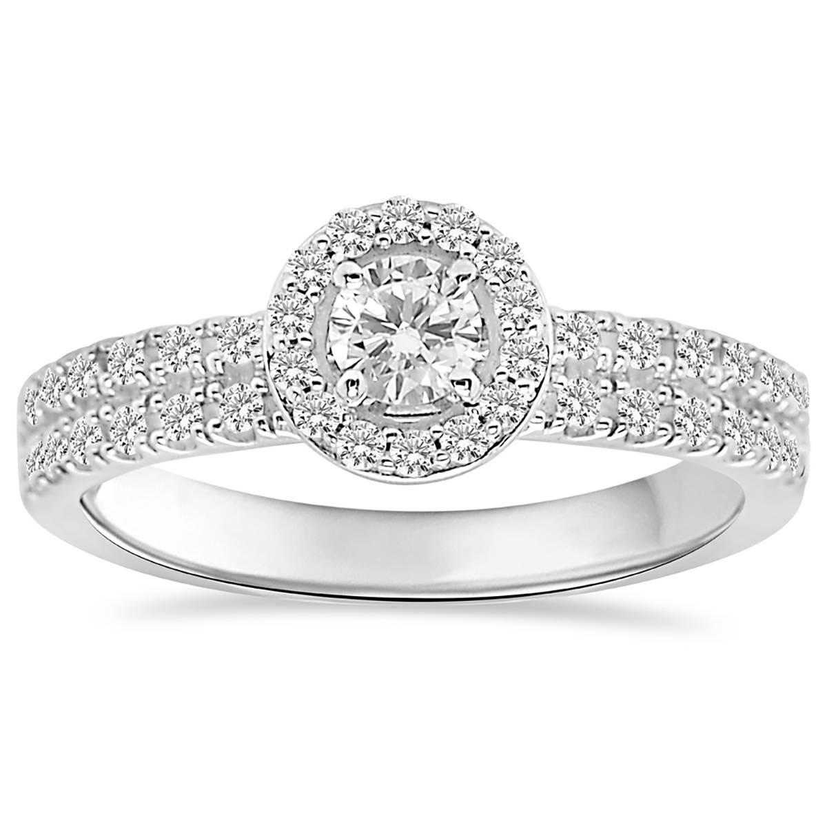 Click here for Nova Star(R) Sterling Silver 1/2ctw. Lab-Grown Dia... prices