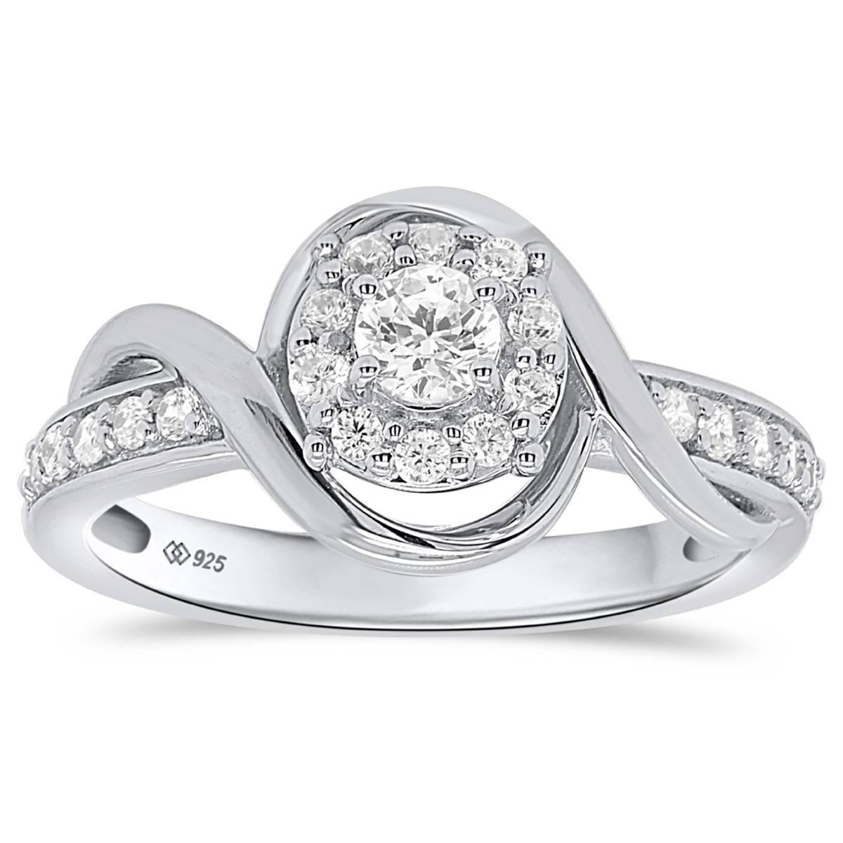 Click here for Nova Star(R) Sterling Silver 1/2ctw. Lab Grown Dia... prices