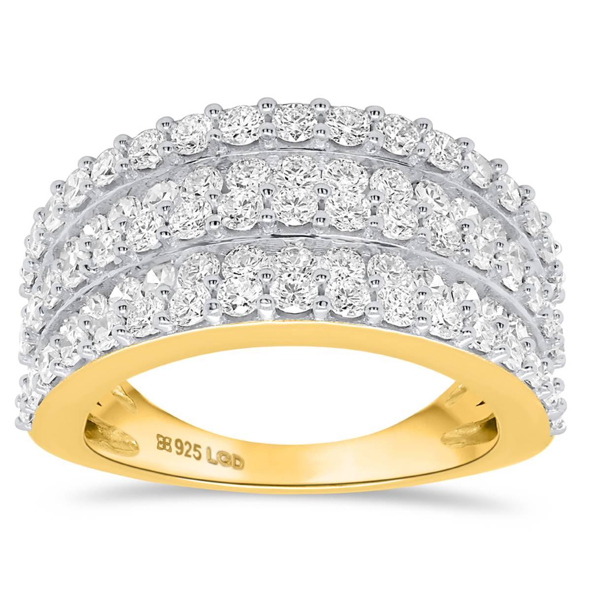 Click here for Nova Star(R) Gold-Plated 2ctw. Lab-Grown Diamond S... prices