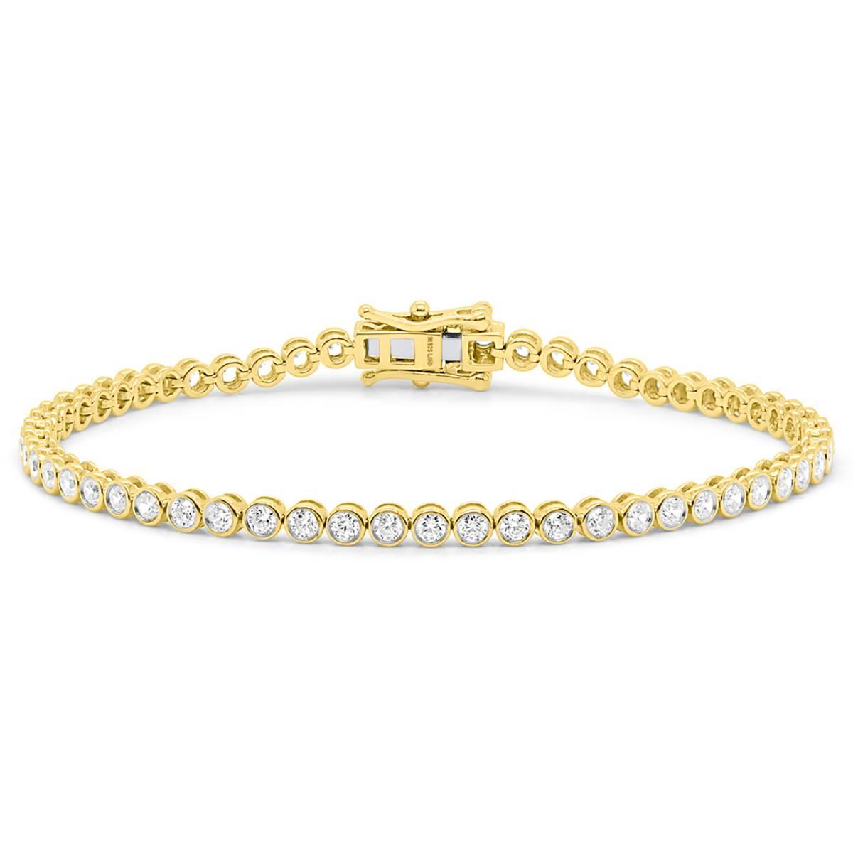 Click here for Nova Star(R) Gold-Plated 2ctw. Lab-Grown Diamond T... prices