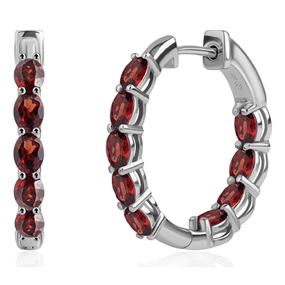 Click here for Gemstone Classics(tm) 4x3mm Oval Garnet Inside Out... prices