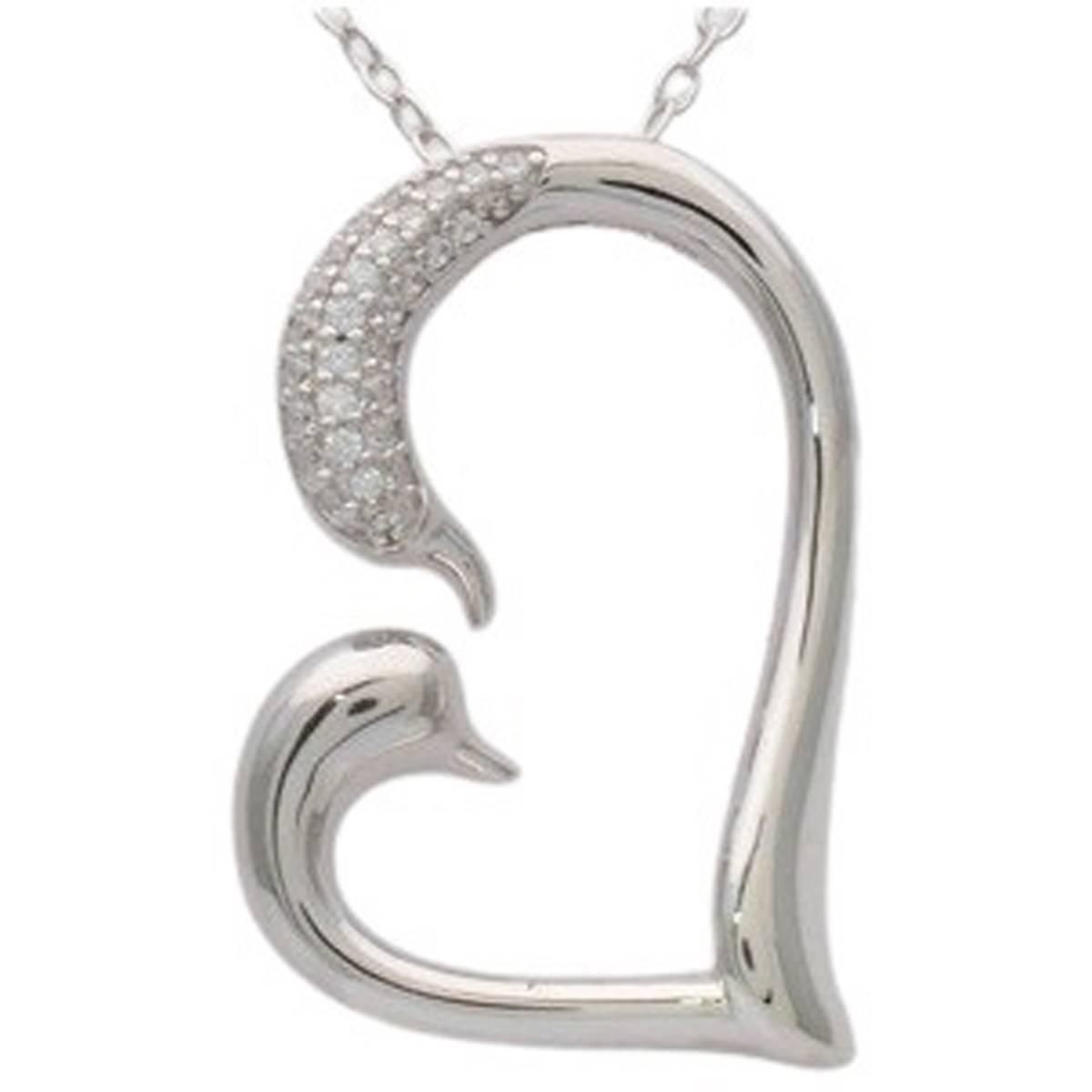 Click here for Diamond Classics(tm) Sterling 1/10ctw. Diamond Swa... prices