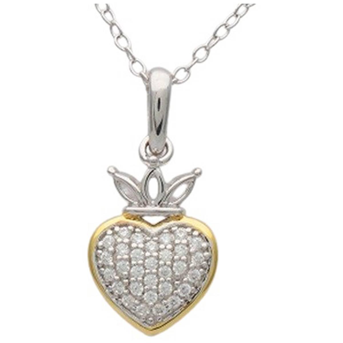 Click here for Diamond Classics(tm) 1/6ctw. Diamond Heart Crown P... prices