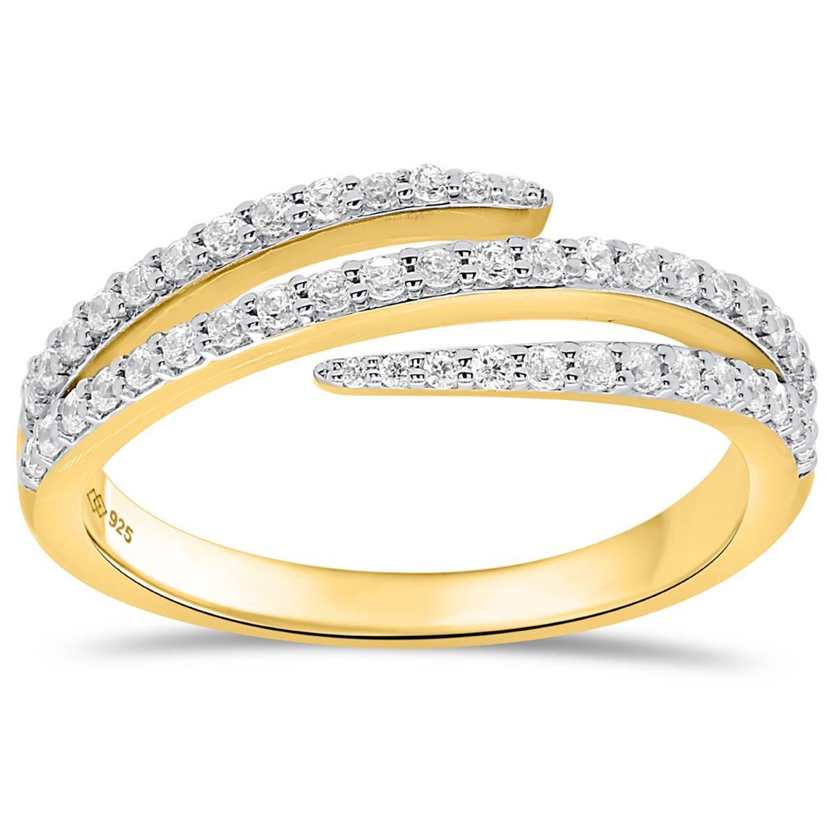 Click here for Diamond Classics(tm) Gold-Plated 1/3ctw. White Dia... prices