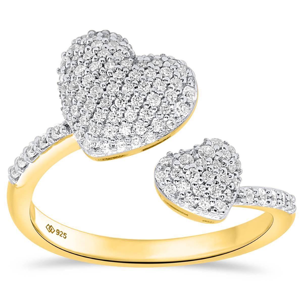 Click here for Diamond Classics(tm) 1/2ctw. White Diamond Twin He... prices