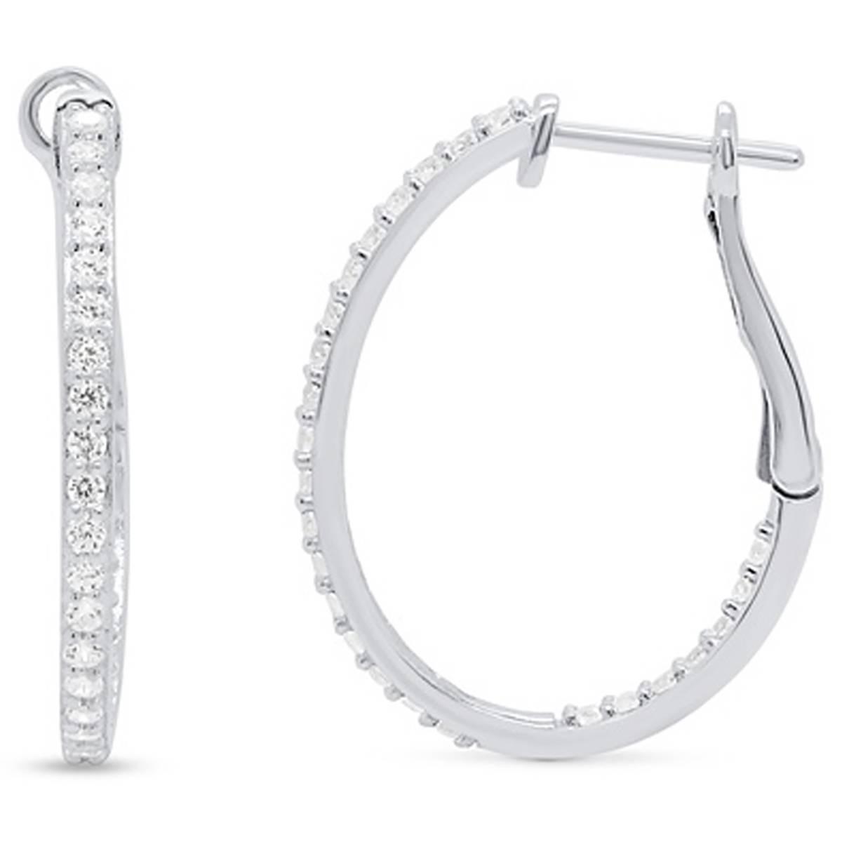 Click here for Diamond Classics(tm) Sterling Silver 1/2ctw. Diamo... prices