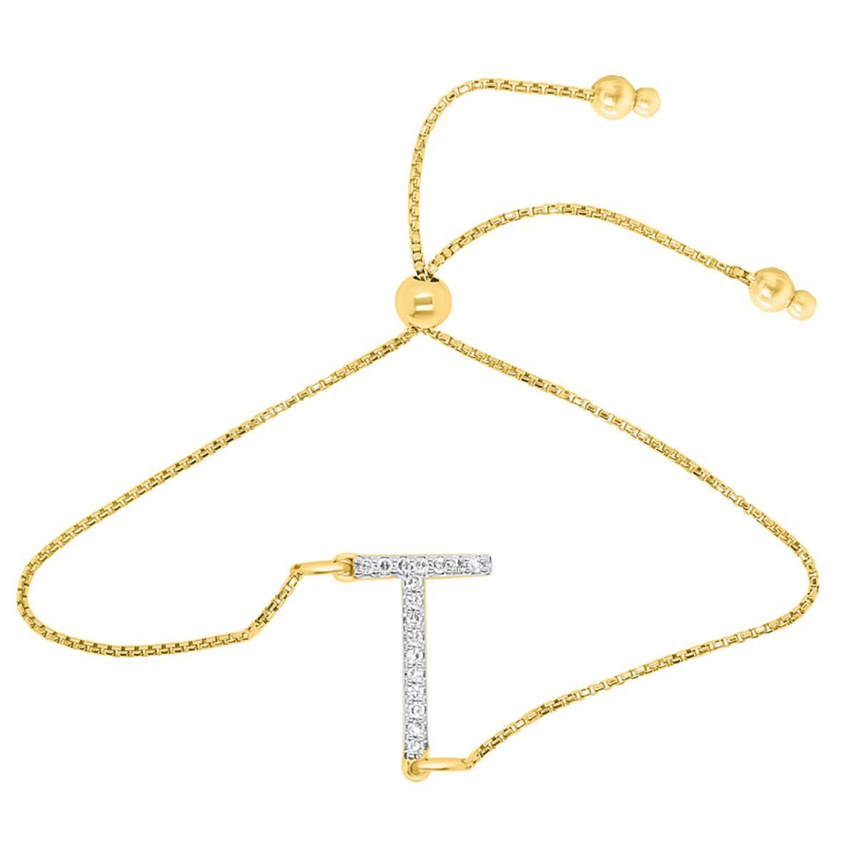 Click here for Nova Star(R) Gold-Plated 1/10ctw. Lab-Grown Diamon... prices