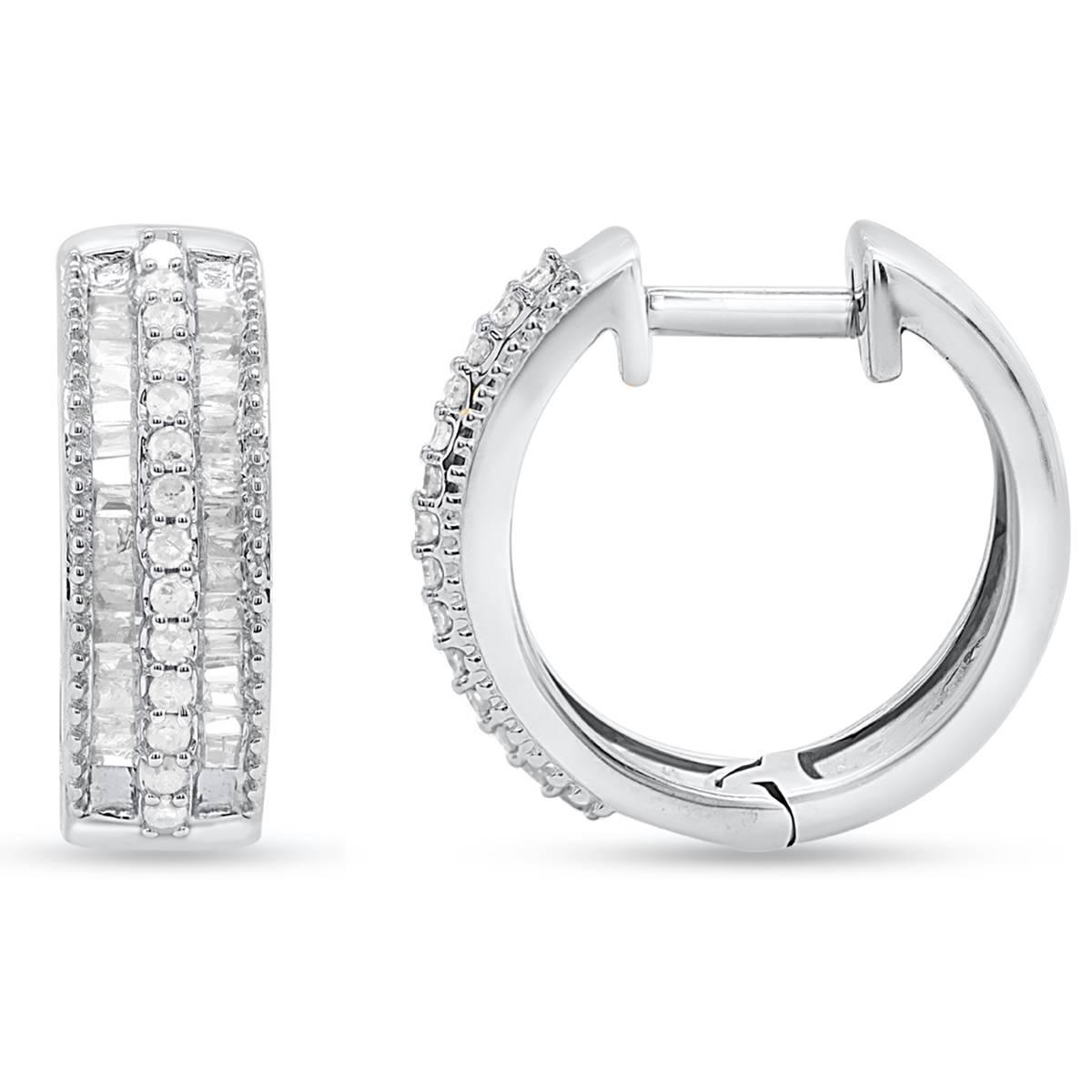 Click here for Diamond Classics(tm) 1/2ctw. Round & Baguette Diam... prices