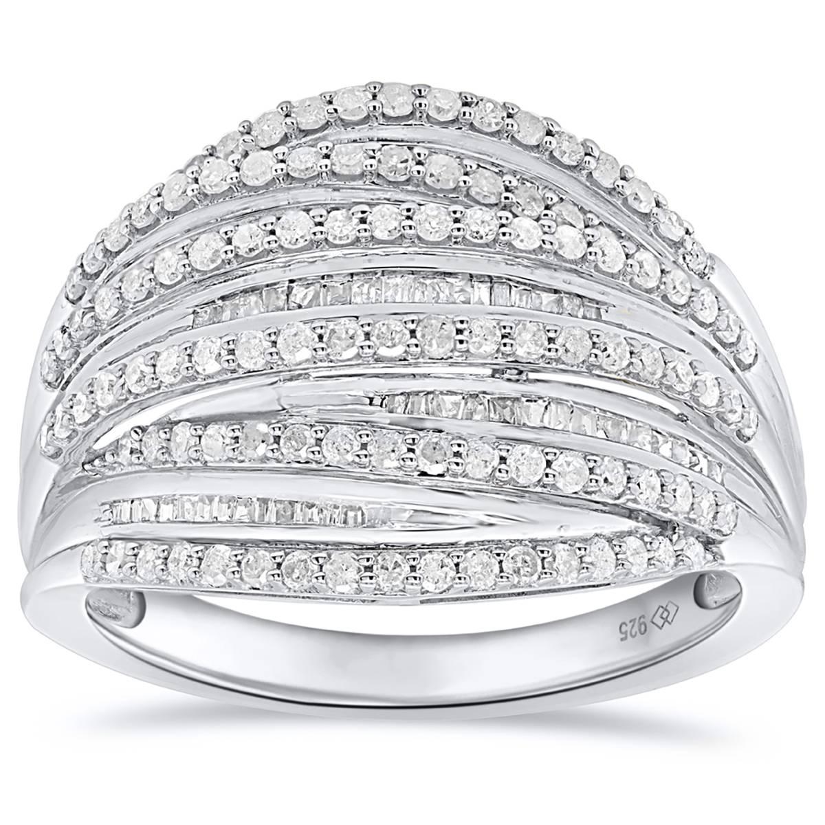 Click here for Diamond Classics(tm) 1ctw. Round & Baguette Diamon... prices