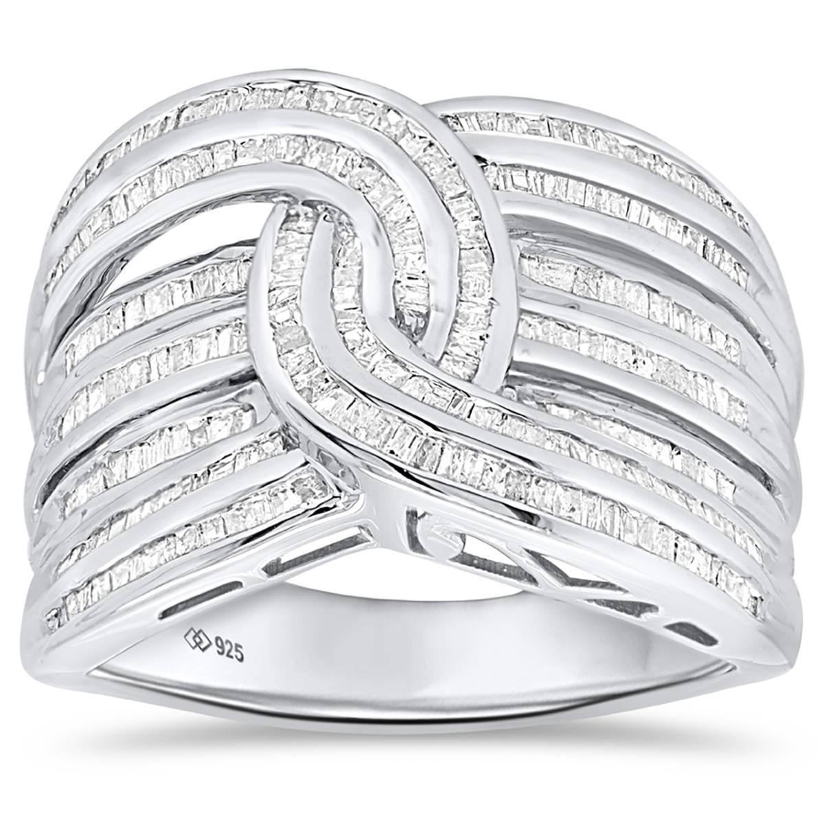 Click here for Diamond Classics(tm) Sterling 1ctw. Baguette Diamo... prices
