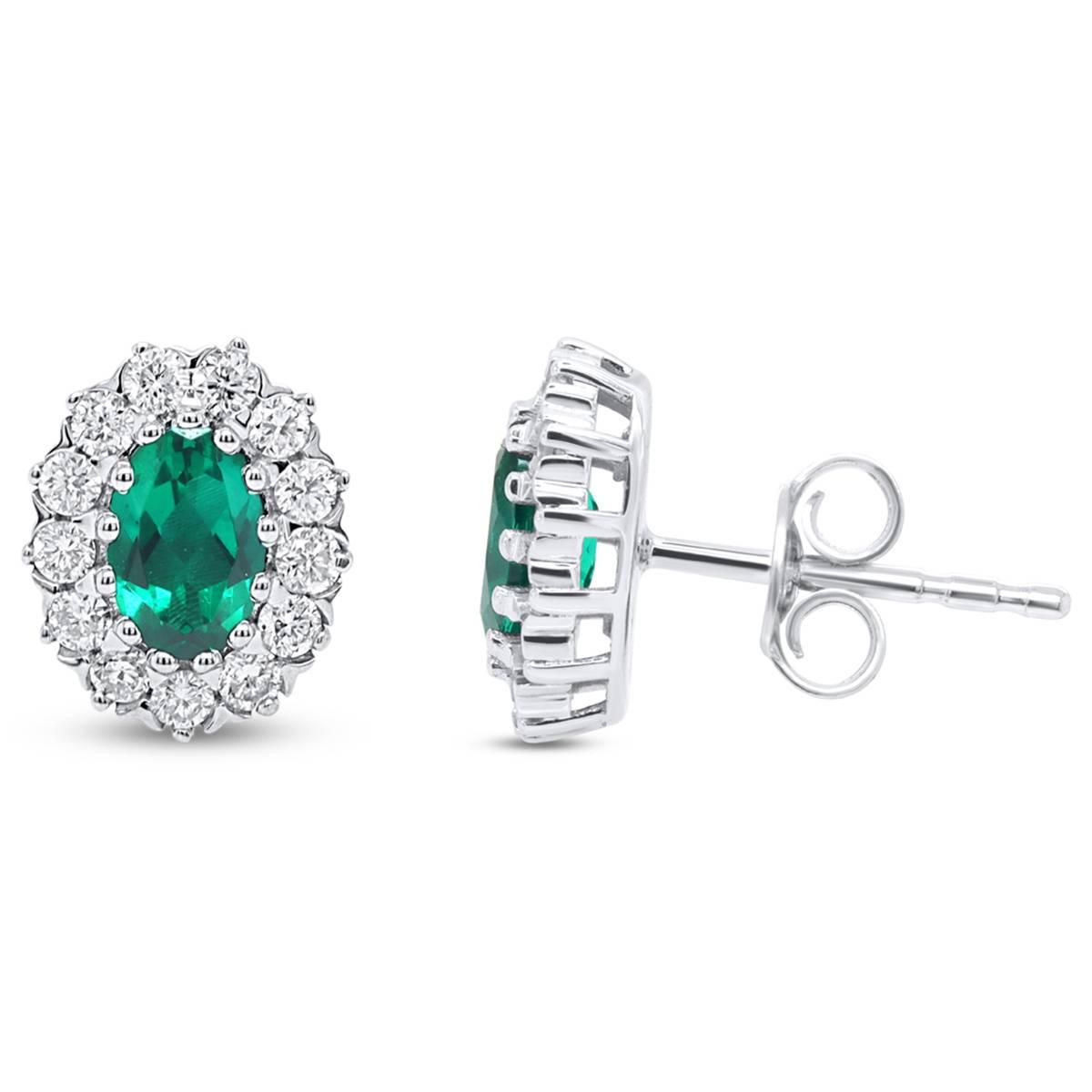 Click here for Nova Star(R) Lab-Grown Emerald & 1/2ctw. Lab-Grown... prices