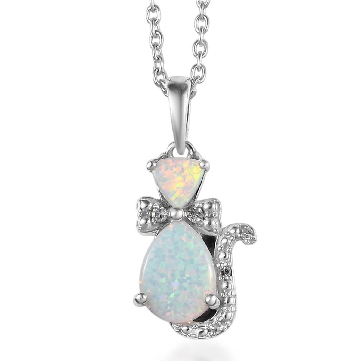 Click here for Nova Star(R) Lab Grown Opal & Lab Grown Diamond Ac... prices