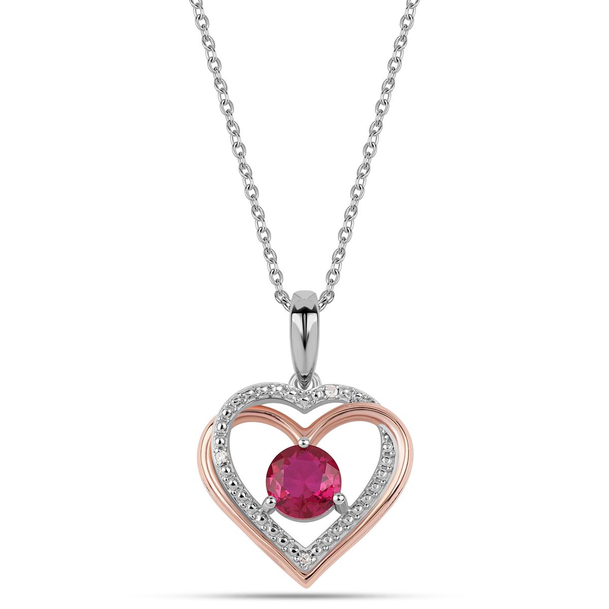 Click here for Nova Star(R) 5mm. Created Ruby & Lab Grown Diamond... prices