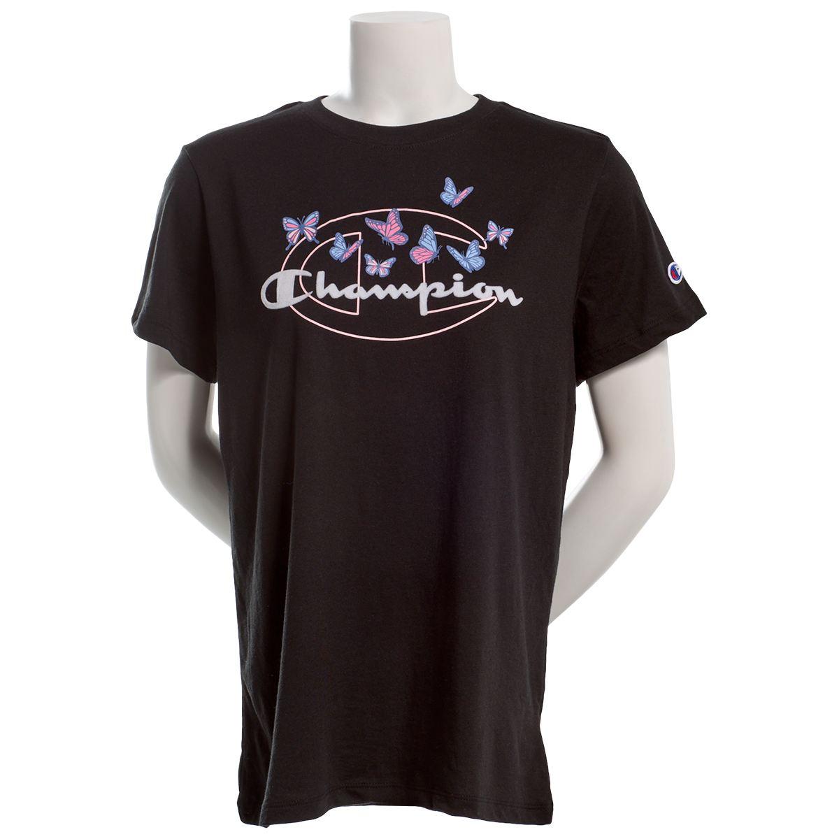 Click here for Womens Champion(R) Believe in Butterflies Tee prices