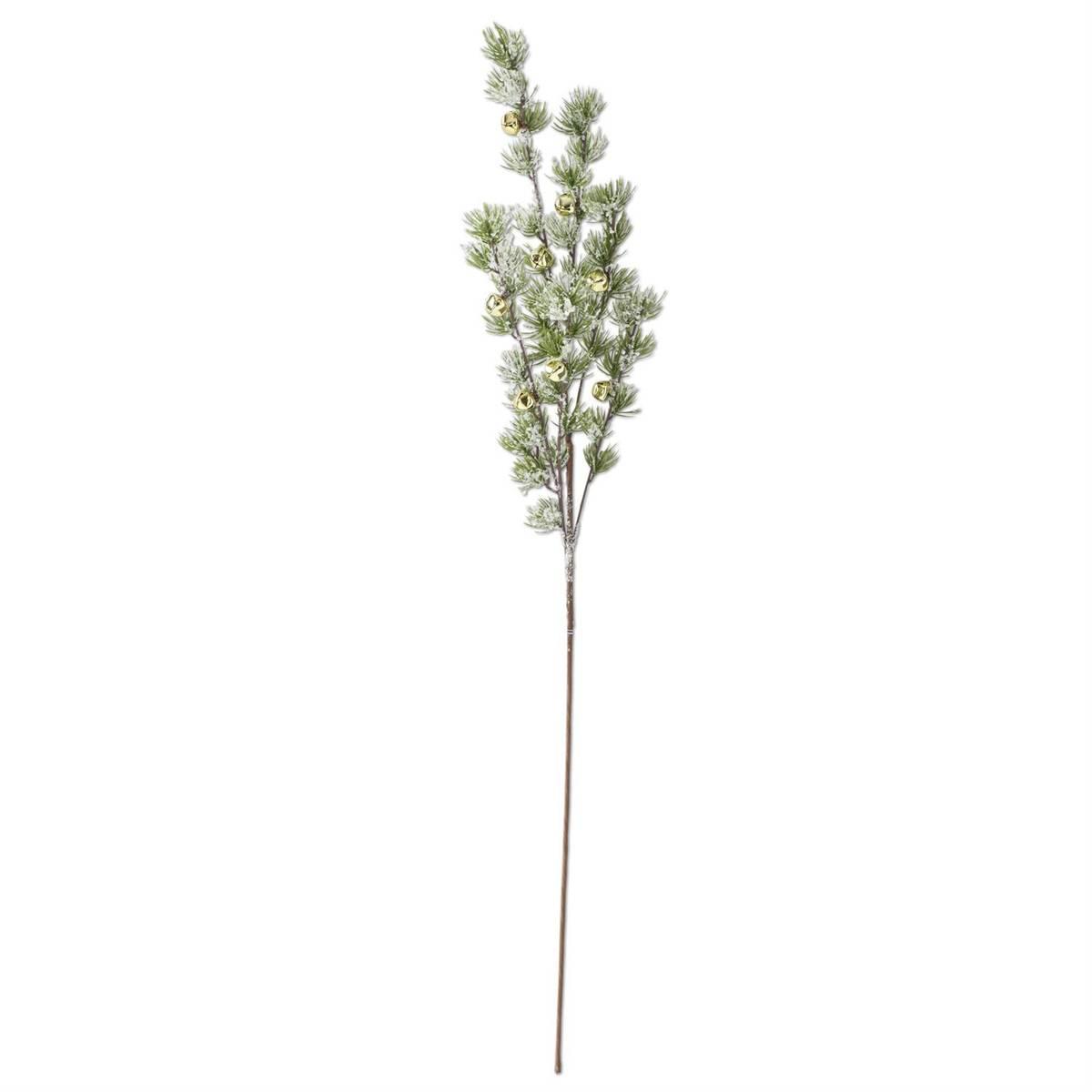 Click here for K&K Interiors Snowy Pine Stem with Gold Bells prices