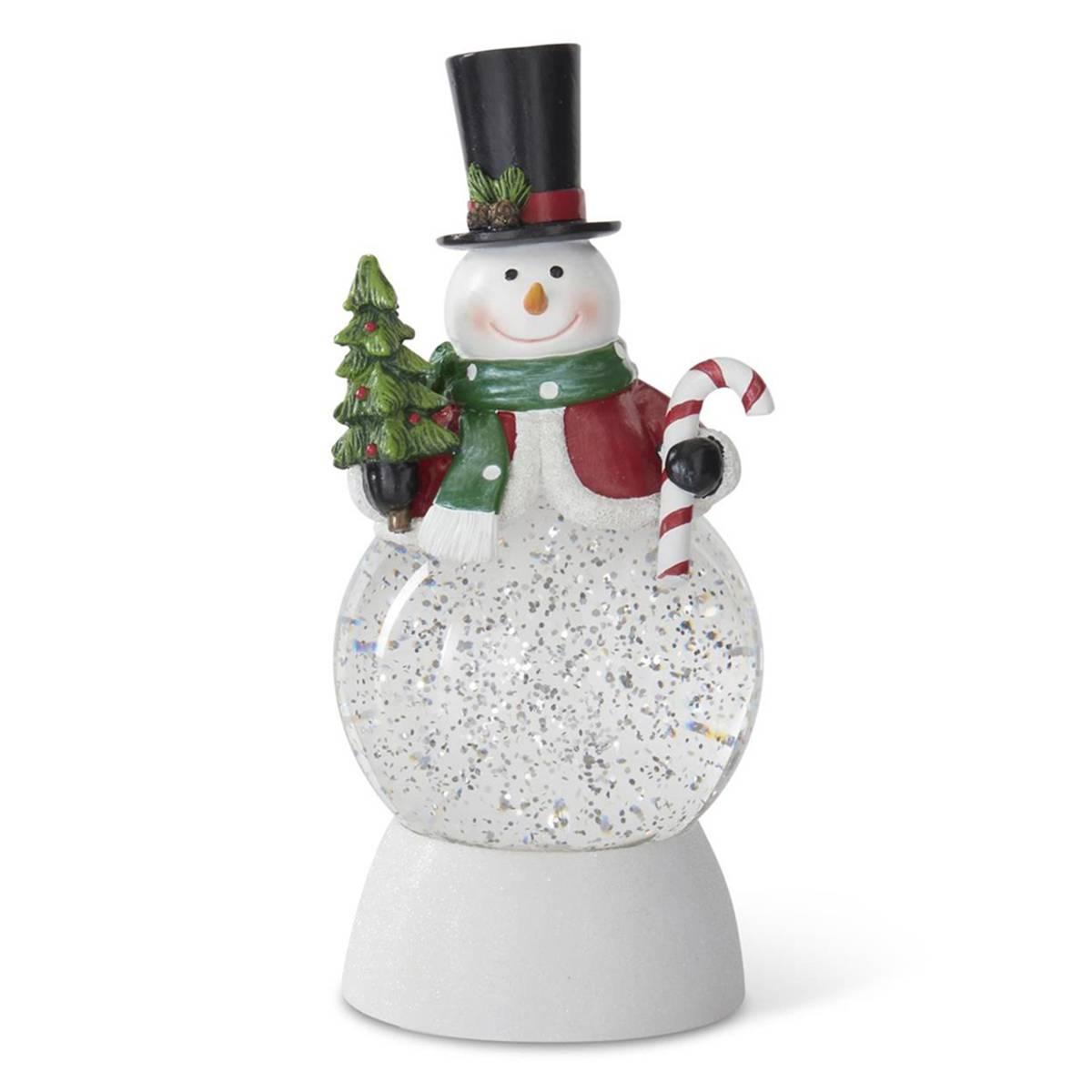 Click here for K&K Interiors LED Water Spinning Snowman with Time... prices