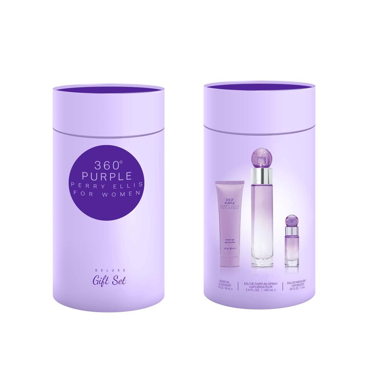 Click here for Perry Ellis 360 Purple For Women Gift Set prices