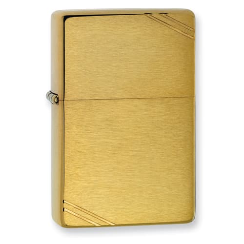 Click here for Zippo Vintage Brushed Brass Lighter prices