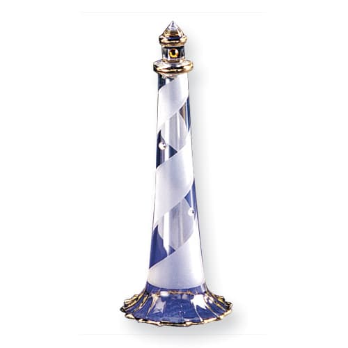 Click here for Gilded Lighthouse Glass Figurine prices