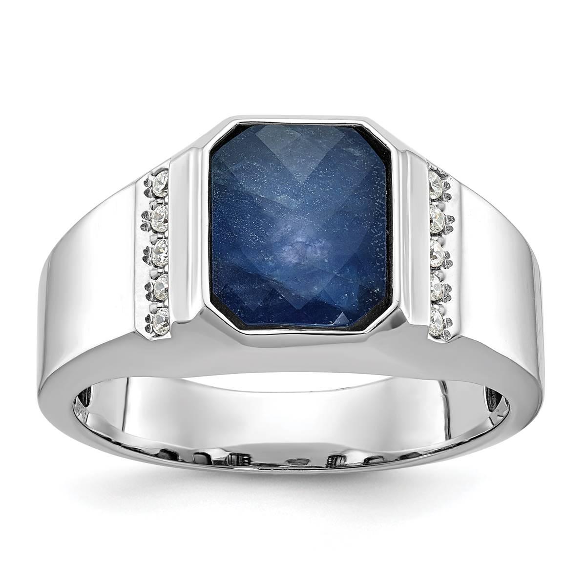 Click here for Mens Gentlemens Classics(tm) 14kt. White Gold 1/6c... prices