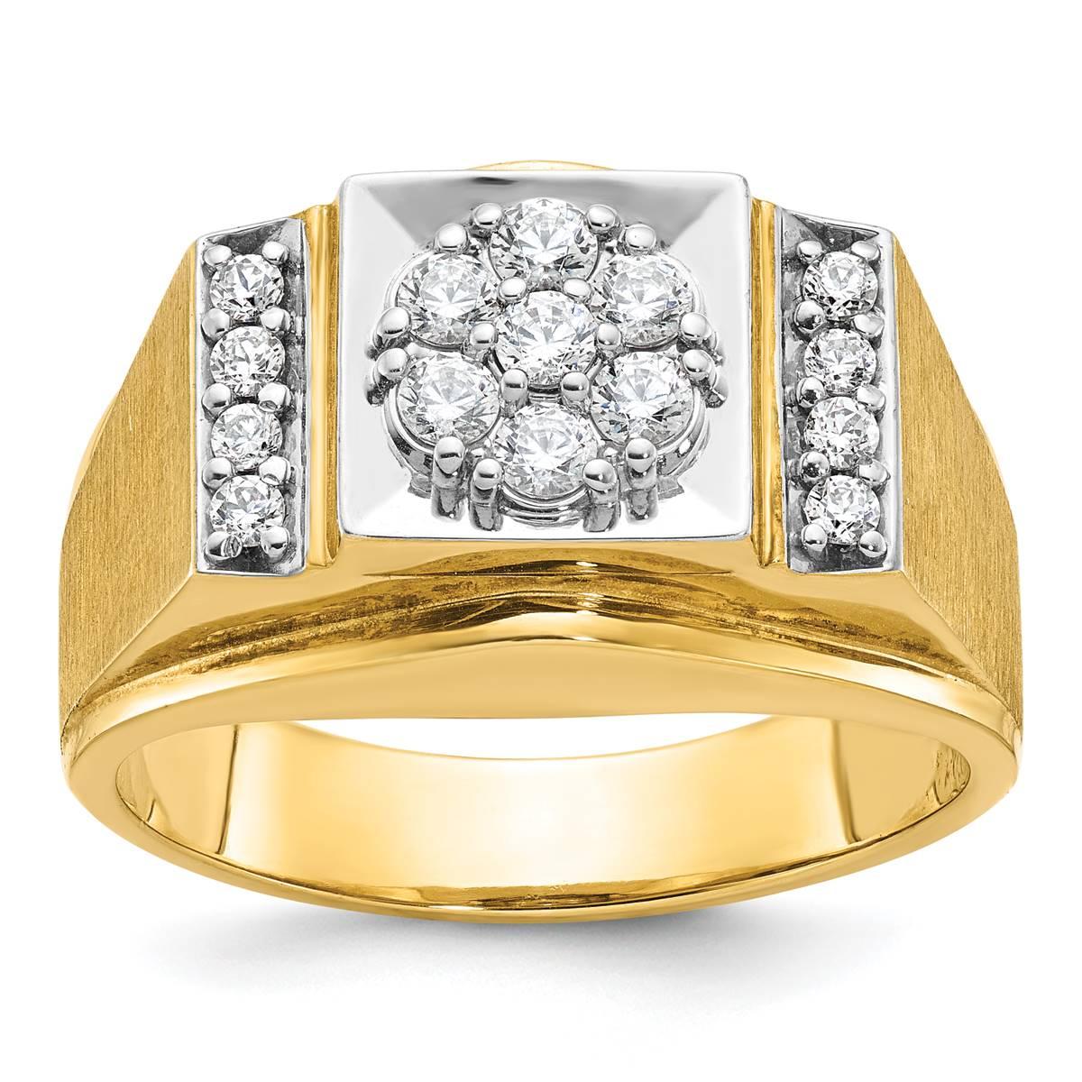 Click here for Mens Gentlemens Classics(tm) 14kt. Two Tone 1/2ct.... prices