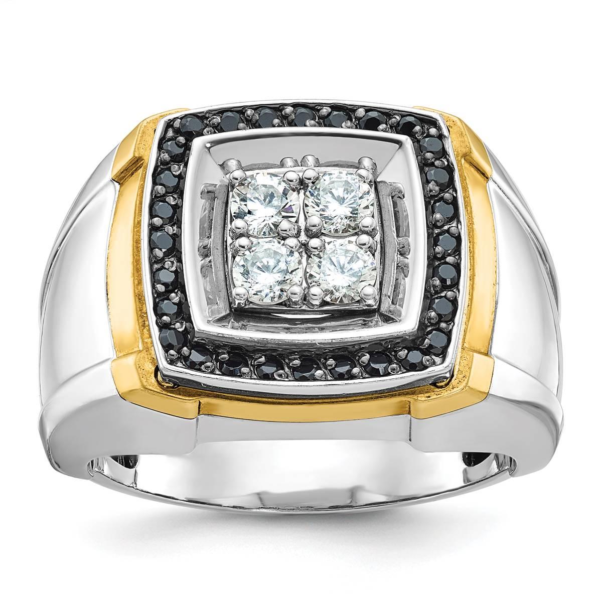 Click here for Mens Diamond Classics(tm) IBGoodman Black/White 3/... prices