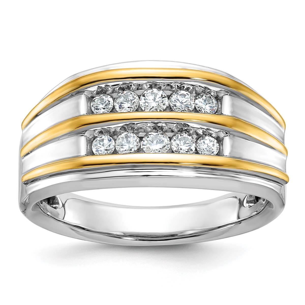 Click here for Mens Gentlemens Classics(tm) 14kt. Two Tone Gold S... prices