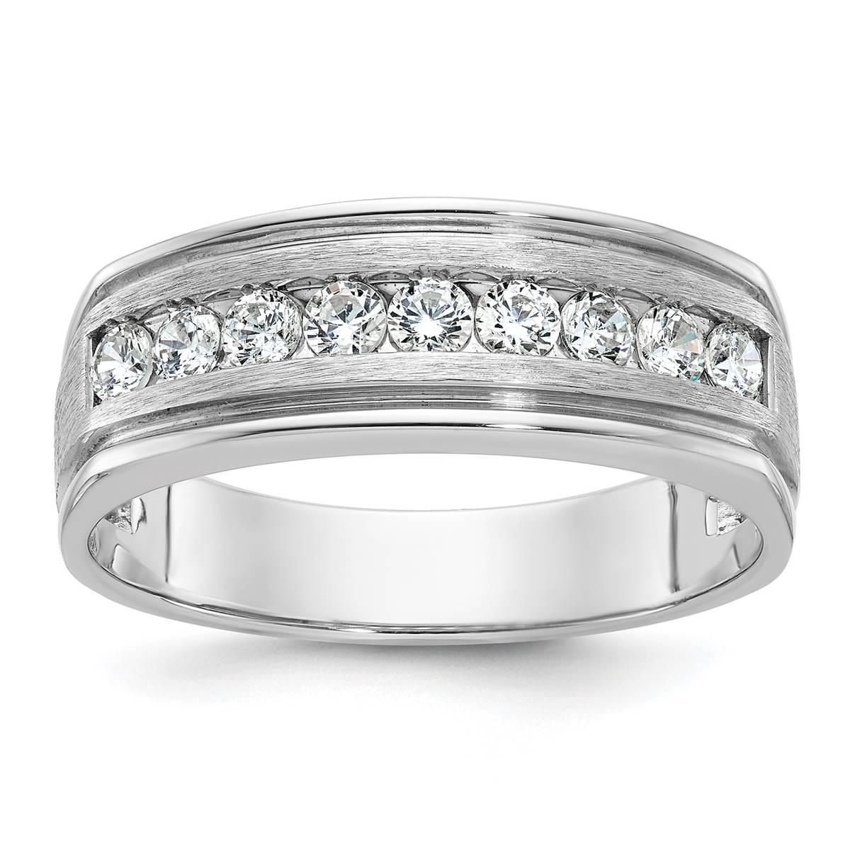 Click here for Mens Gentlemens Classics(tm) 14kt. White Gold 1/2c... prices