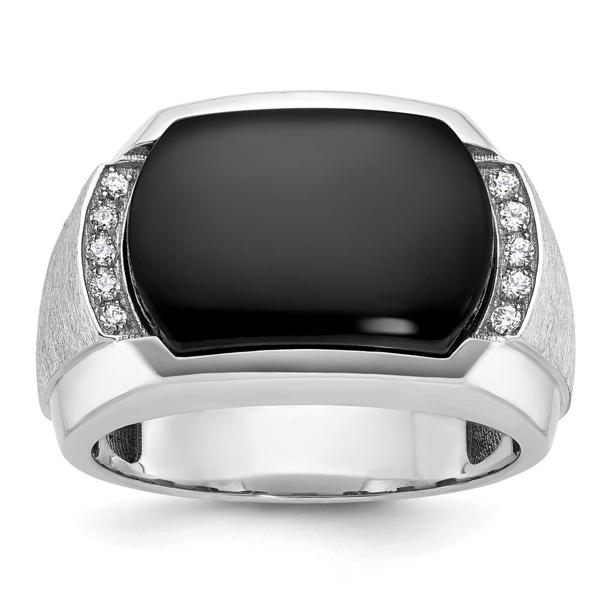 Click here for Mens Gentlemens Classics(tm) 14kt. White Gold Sati... prices