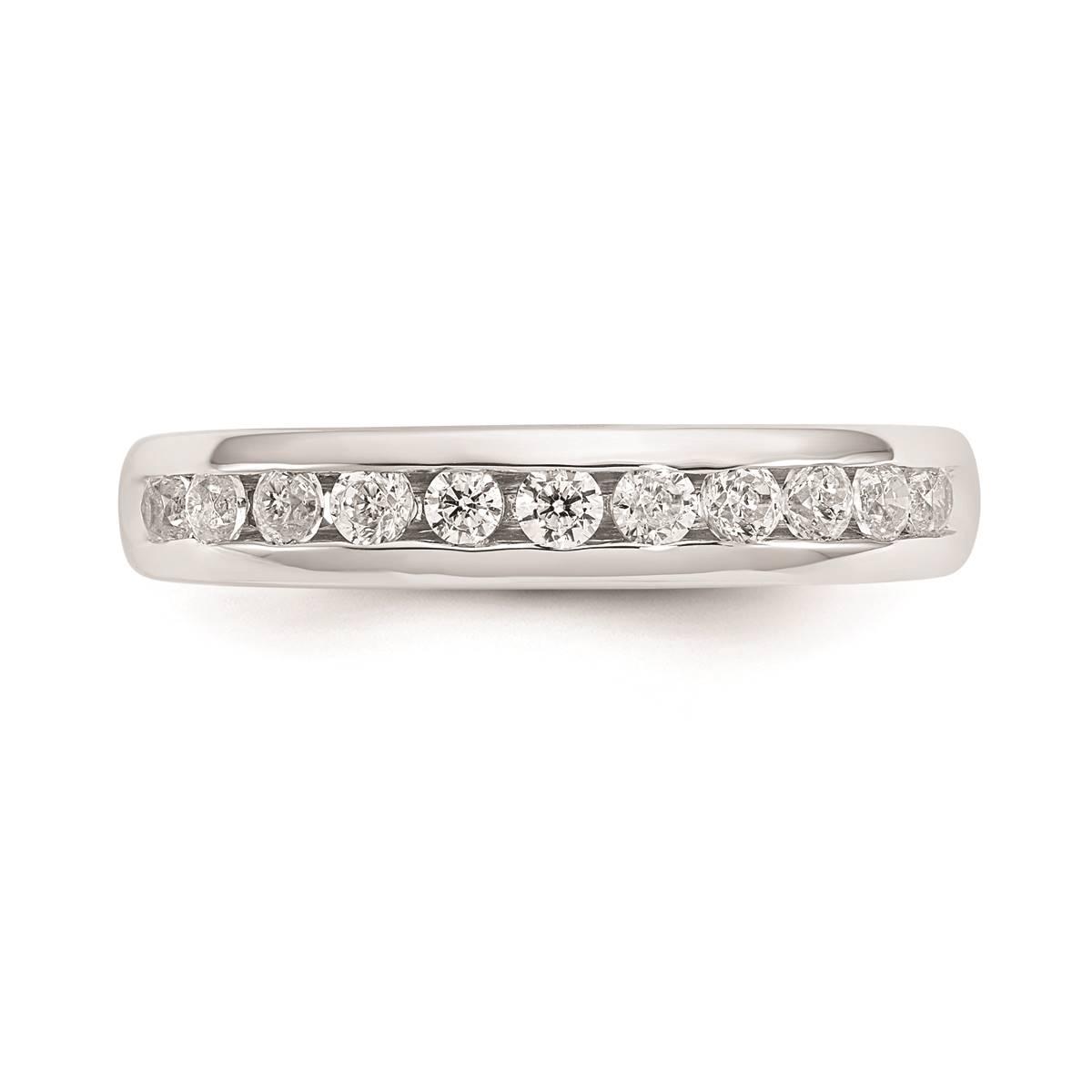 Click here for Pure Fire 14kt. White Gold Lab Grown 11-Stone Chan... prices