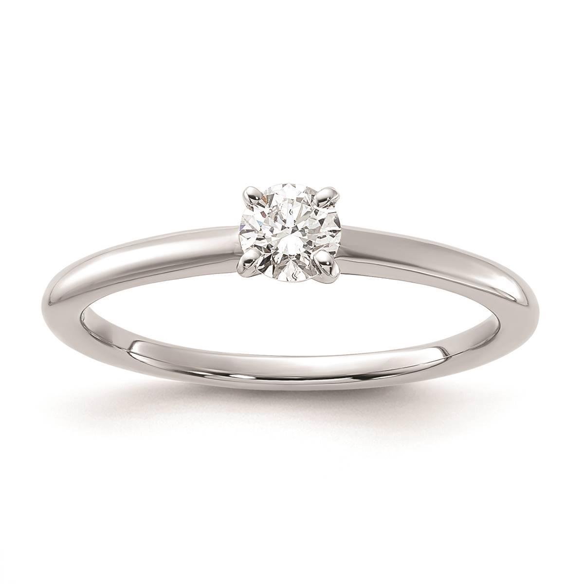 Click here for Pure Fire 14kt. White Gold Lab Grown Diamond Solit... prices