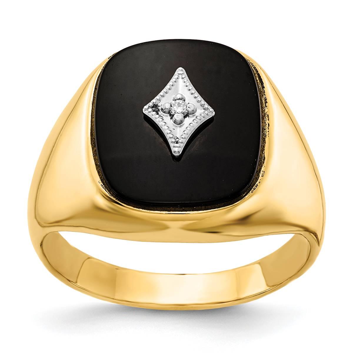 Click here for Mens Gentlemens Classics(tm) 14kt. Gold with Rhodi... prices