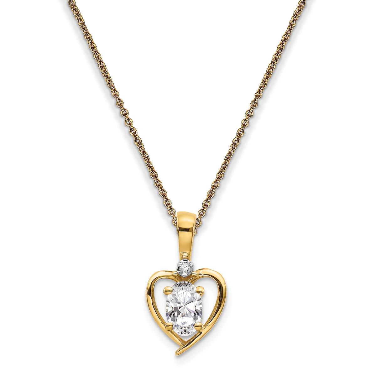 Click here for Gemstone Classics(tm) 14kt. White Topaz Diamond Pe... prices